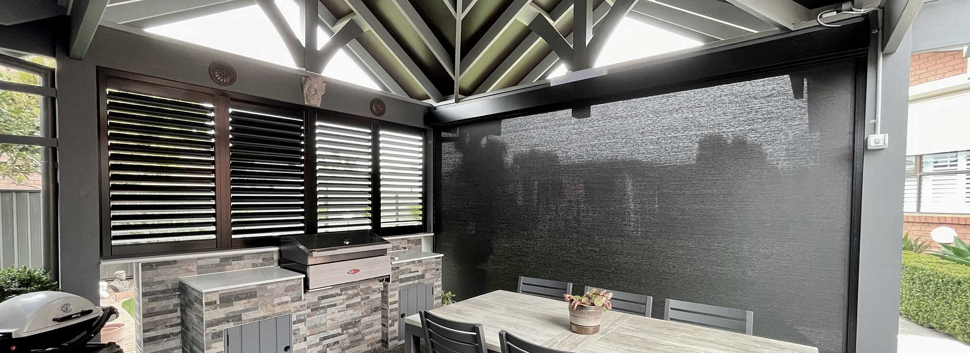 Quality Outdoor Aluminium Plantation Shutters | Meta Blinds